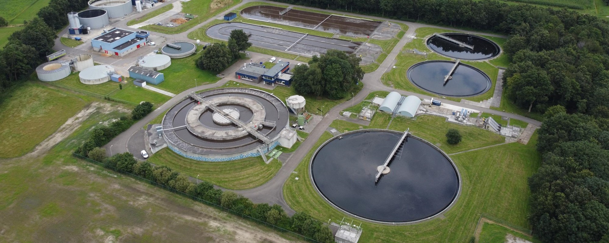 Bouw duurzame slibgisting rioolwaterzuivering Echten van start - Equans